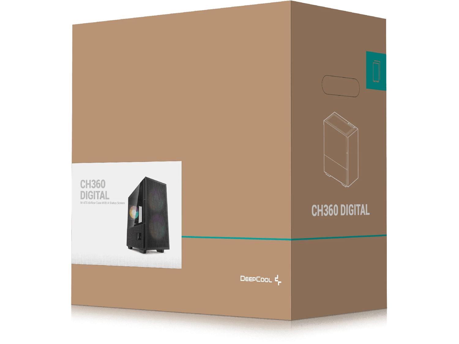 DeepCool CH360 DIGITAL | Desktop.bg - Мощни PC Гейминг конфигурации ...