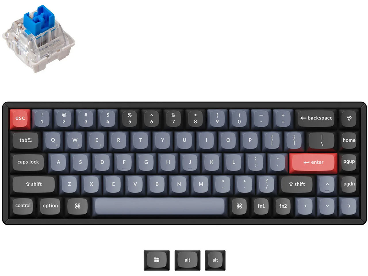 Keychron K6 Pro 65% K PRO Blue Switch RGB LED, Aluminium Frame, с ...